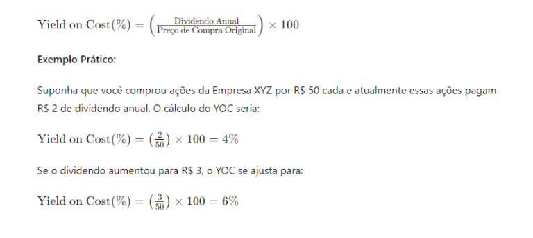 O Que é Yield on Cost? Por Que Ele é Importante? - Renda Na Mão
